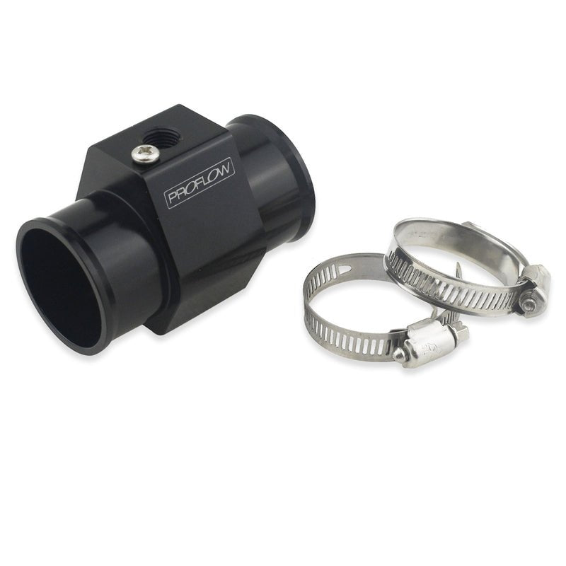Proflow Water Temp Sensor Adapter 38mm Black (PFEIRTABK) | 1/8" NPT ...